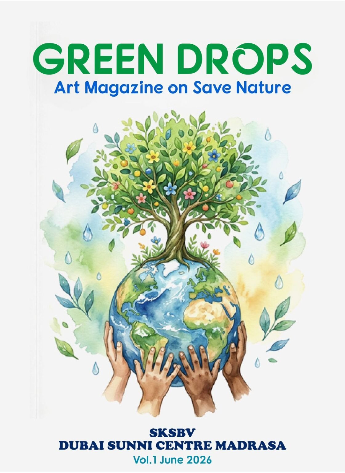 Dubai Students Launch ‘Green Drops’ Environmental Art Magazine