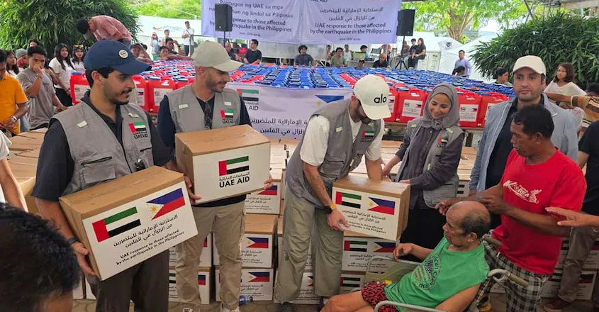 UAE Aid Brings Hope to Philippines Earthquake Victims